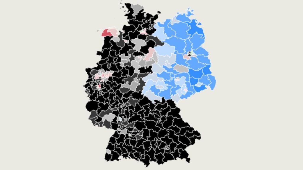 Brisant: “Wahlkreis-Prognose” ergibt bundesweit CDU-Afd-Mehrheit